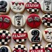 Racing Theme Cookies, Car Theme Cookies, Race Car Party Favors, Two ...