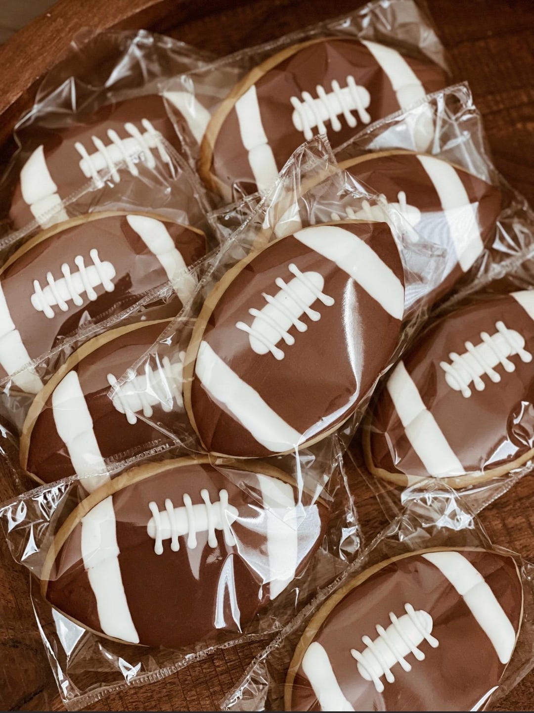 Football Sugar Cookies, Party Favors, Gifts, Birthday Party, Sports ...