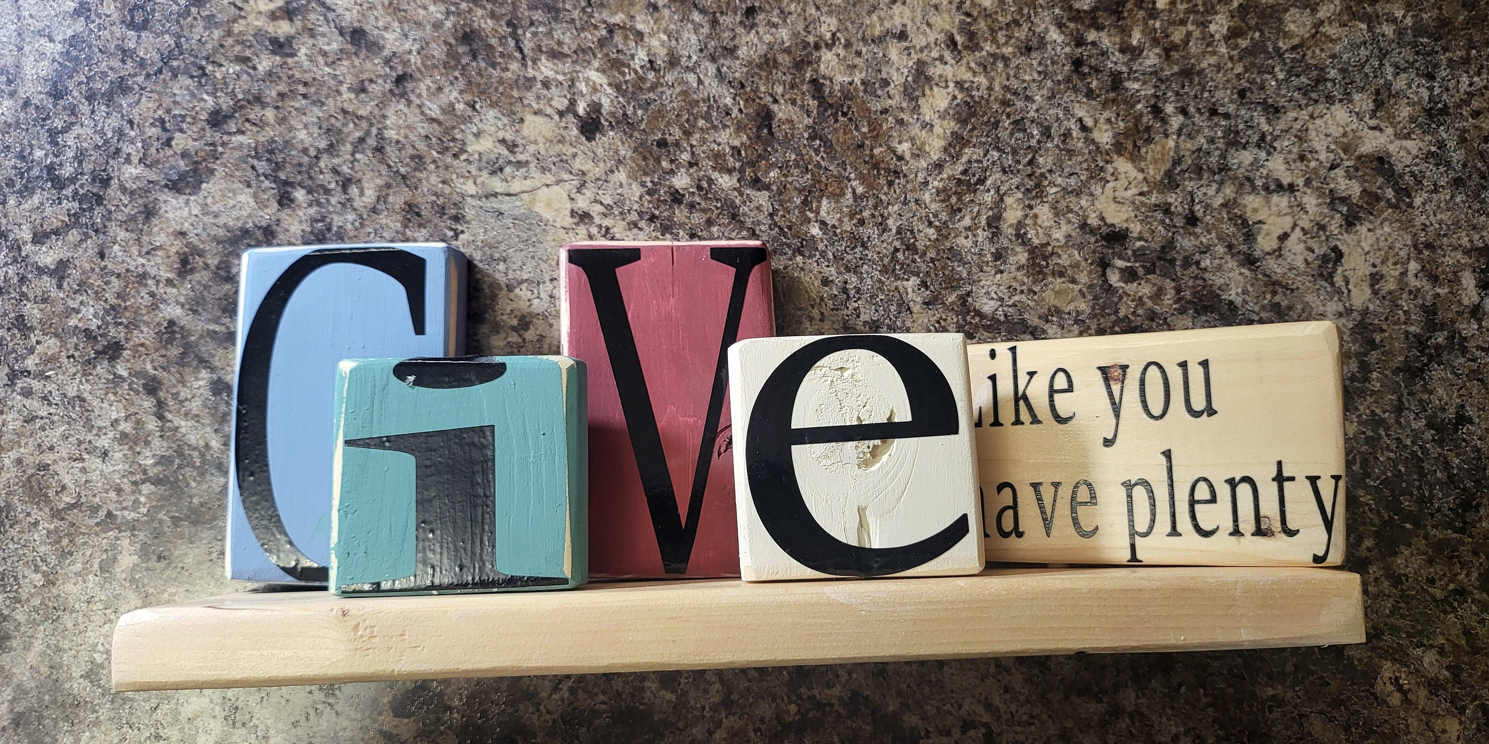 Give Inspirational Wooden Stand up Sign - Etsy