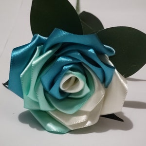 1 Handmade Satin FOREVER Rose - Etsy