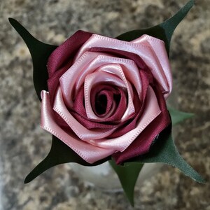 1 Handmade Satin FOREVER Rose - Etsy
