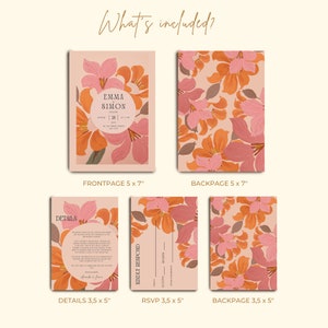 Good Vibes Wedding Invitation Template, Dusty Pink Printable Wedding ...