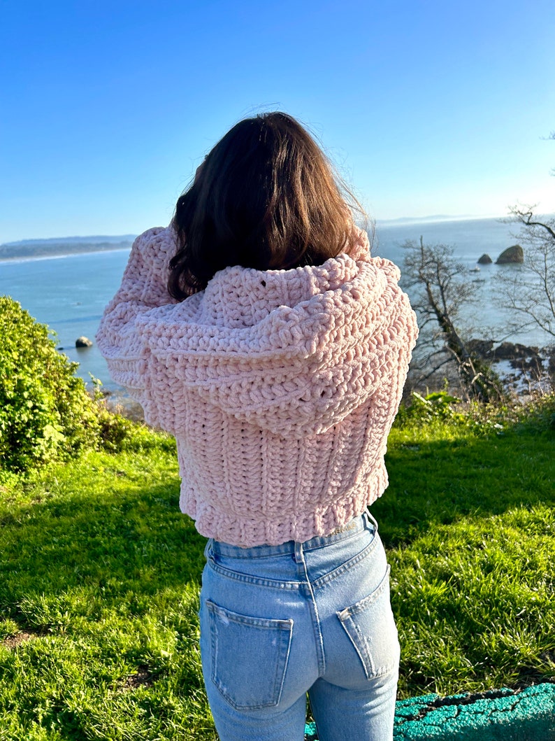 Cloud Cardigan PATTERN Crochet Hooded Soft Fluffy Puffy Oversized ...