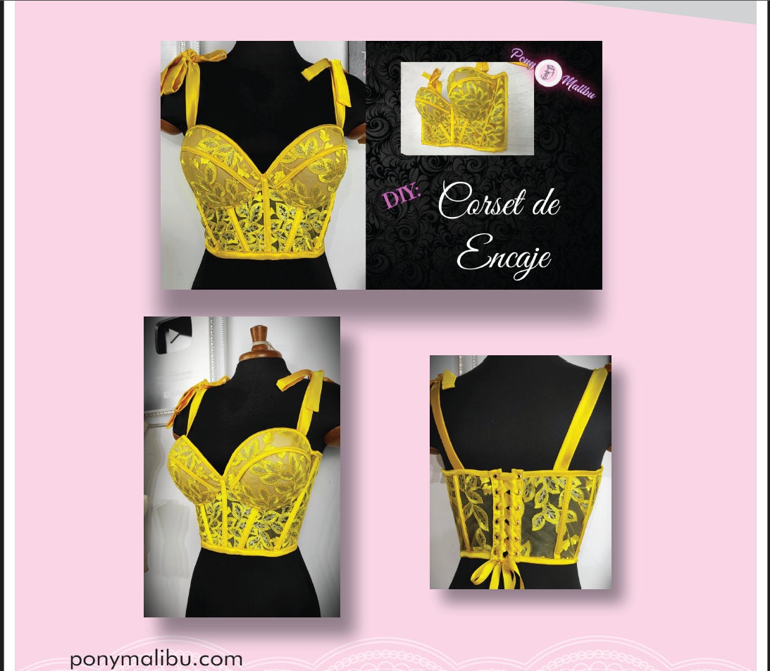 CORSET PATTERNS || Bustier, Corset || Includes 3 Cup Models in 5 Sizes ...
