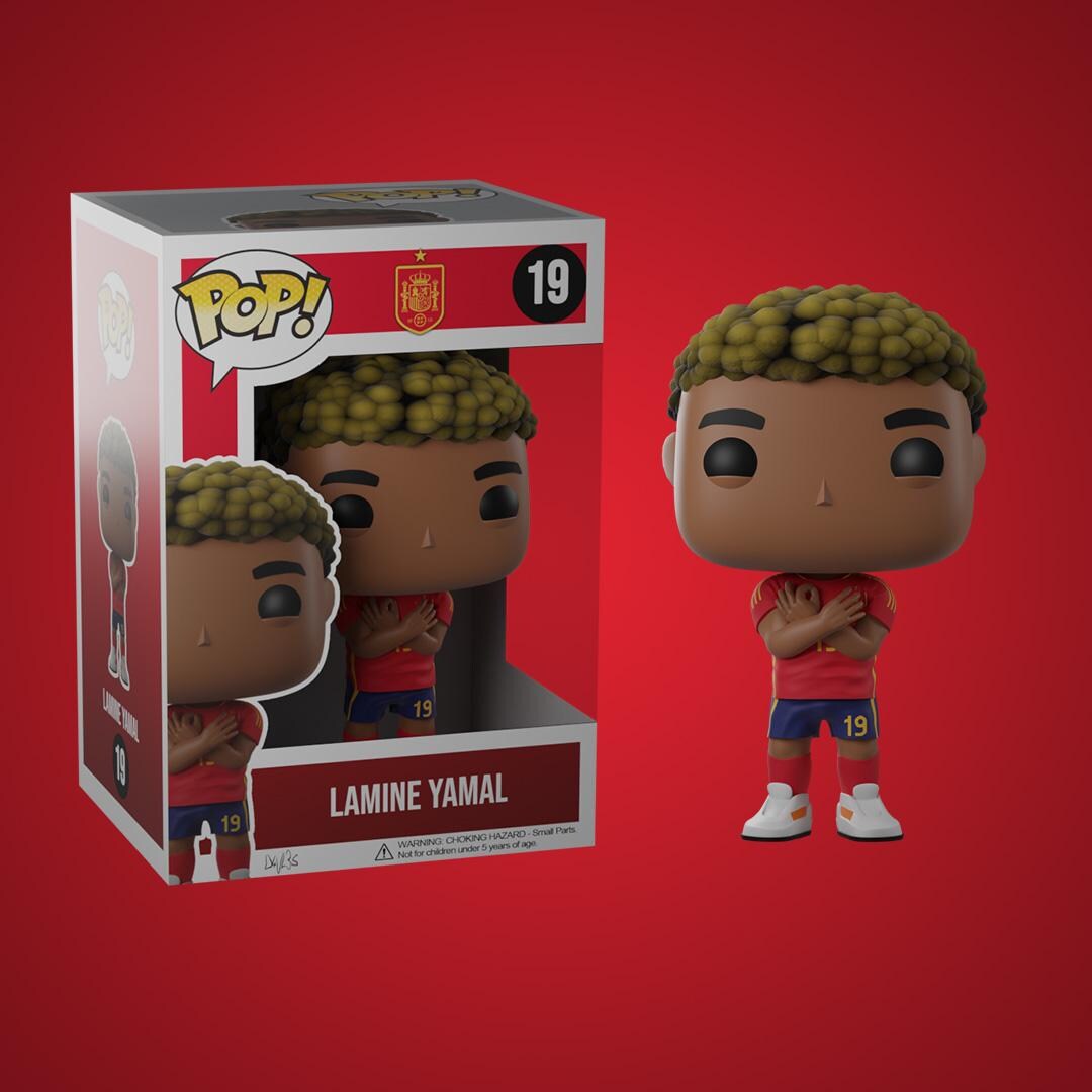 Funko Pop Custom Lamine Yamal Spain Eurocup - Etsy