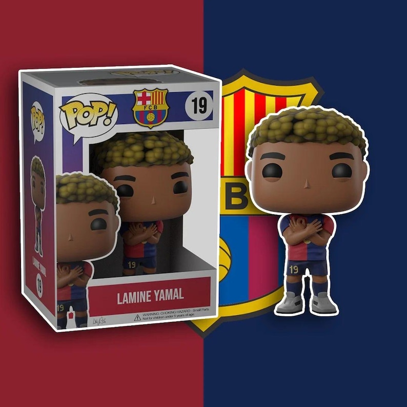 Davles.es Funko Pop Custom Lamine Yamal FC Barcelona - Etsy