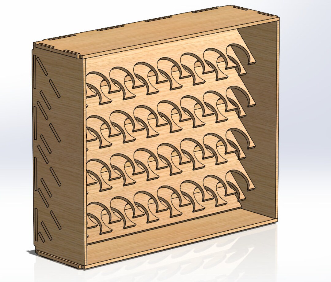 Paint Rack/holder/box - DXF/SVG File for Laser Cutting - Mdf/plywood ...