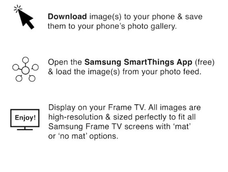 5 X Samsung Frame TV Digital Artwork Cyberpunk Inspired Modern Living ...