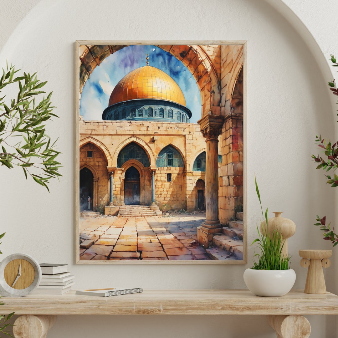 Al Aqsa Mosque - Palestine Art - Al Aqsa Print - Al Aqsa Wall Art ...