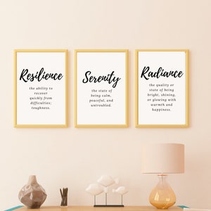 Printable Wall Art Motivational Wall Art 3 Inspirational Quotes ...