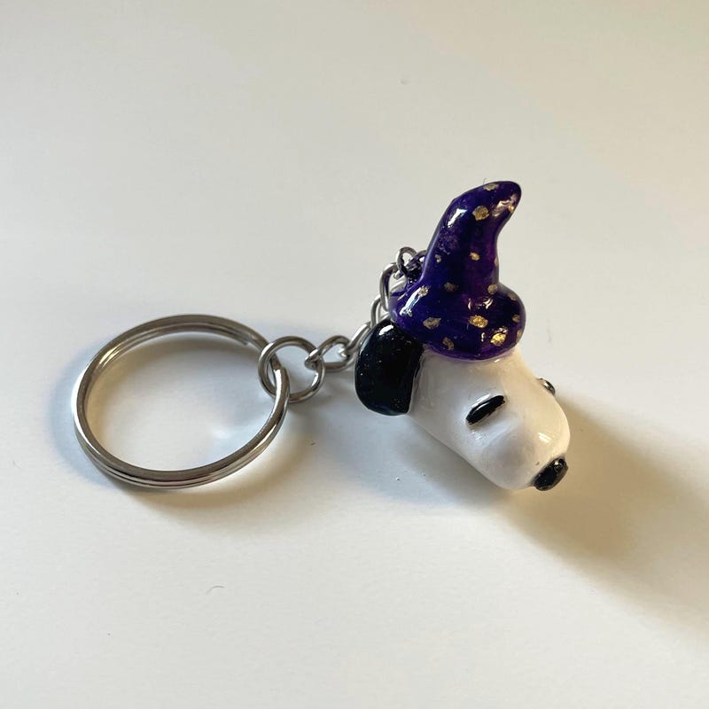 Snoopy Keychain - Etsy