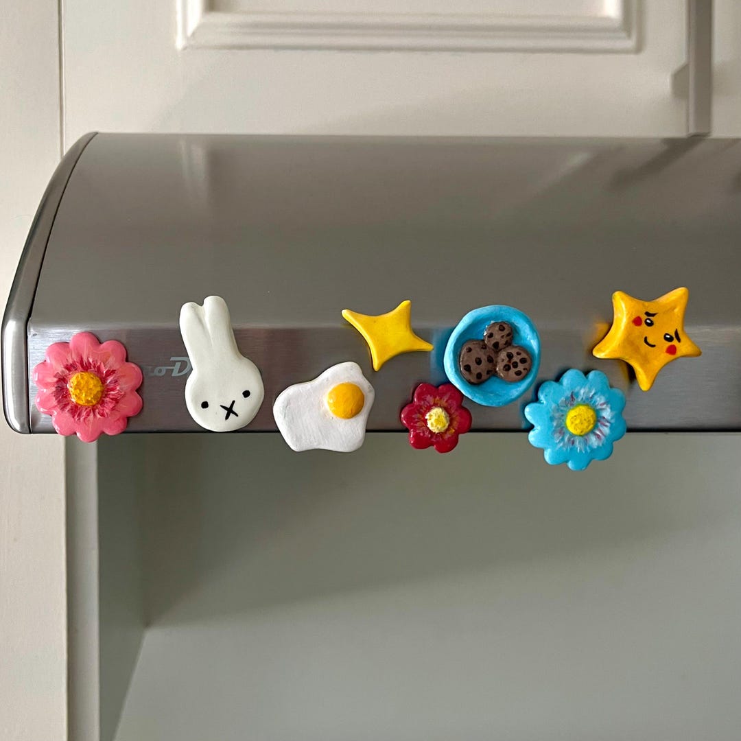 Handmade Miffy Pin, Snoopy Pin, Miffy Charm, Ceramic Pin, Cute Clay Pin ...