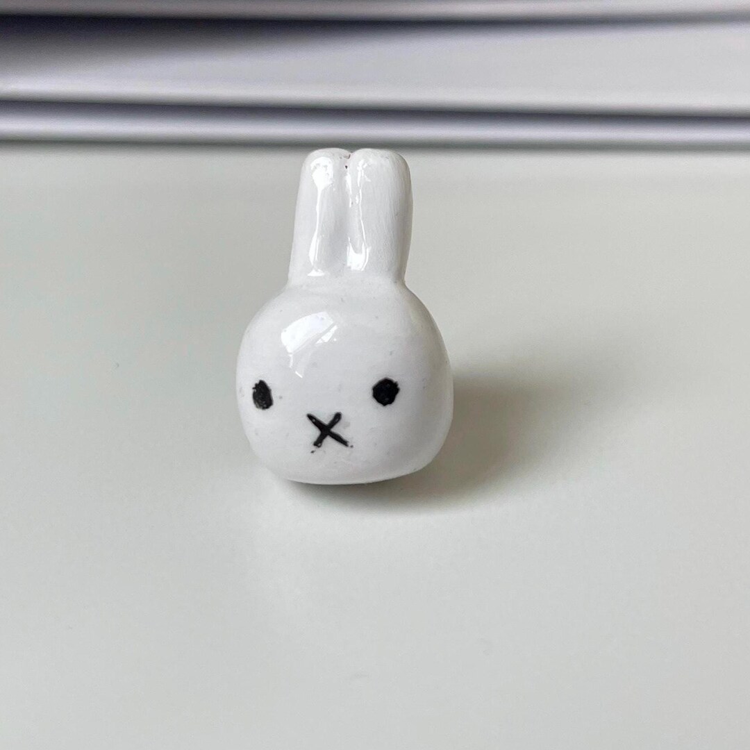 Handmade Miffy Pin, Snoopy Pin, Miffy Charm, Ceramic Pin, Cute Clay Pin ...