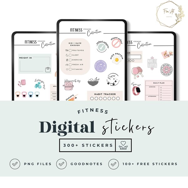 Fitness Stickers - Etsy