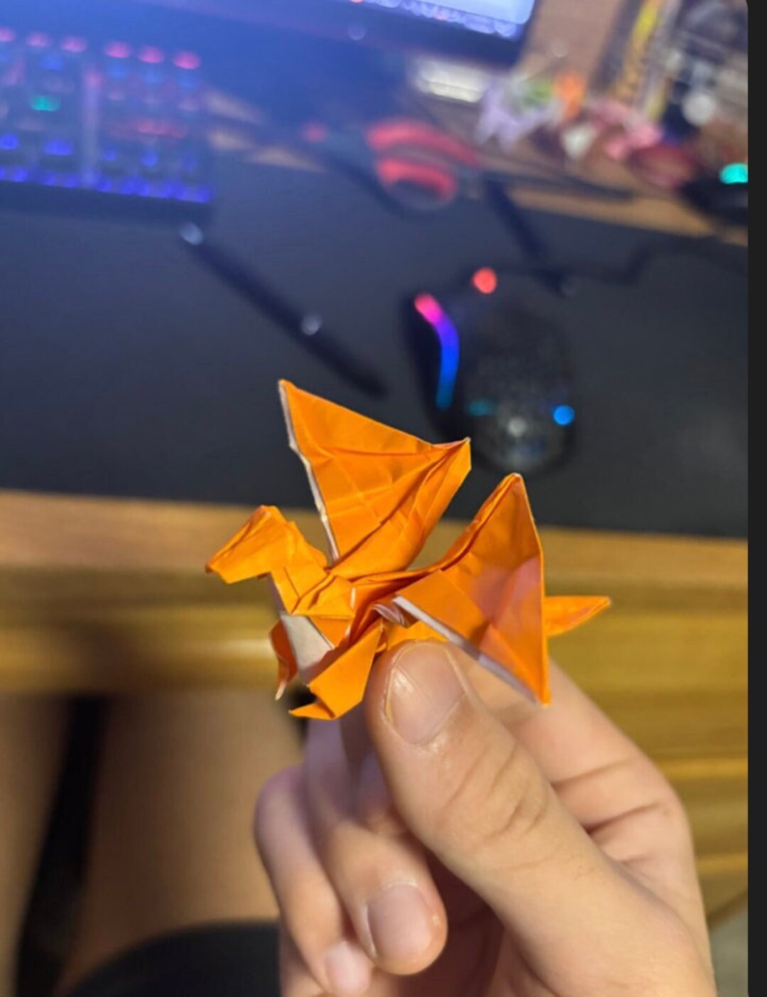 Origami Charizard >.