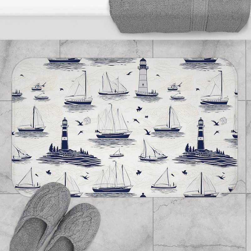 Nautical Bath Decor - Etsy