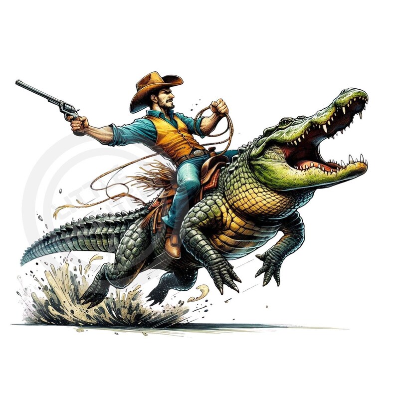 Alligator Clip Art - Etsy