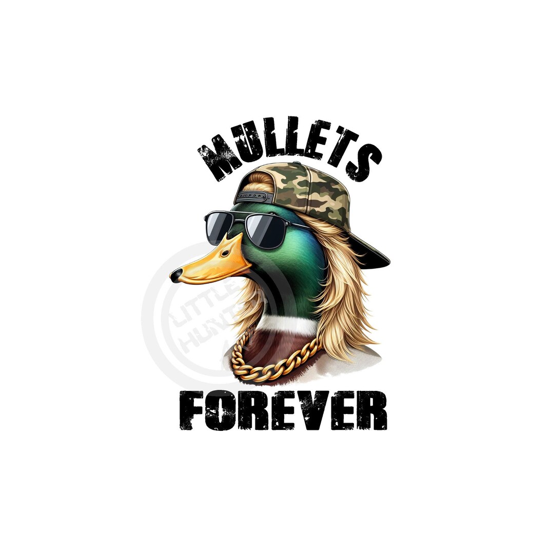 Mullets Forever Png, Duck Life Png, Duck Hunter Png, Duck Png, Kids ...
