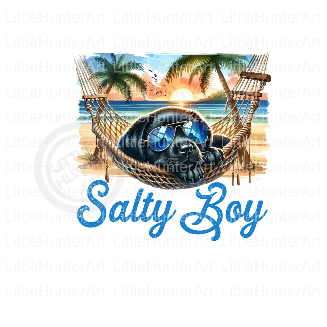 Black Labrador Png, Salty Boy Png, Beach Png, Hunting Dog Png, Digital ...