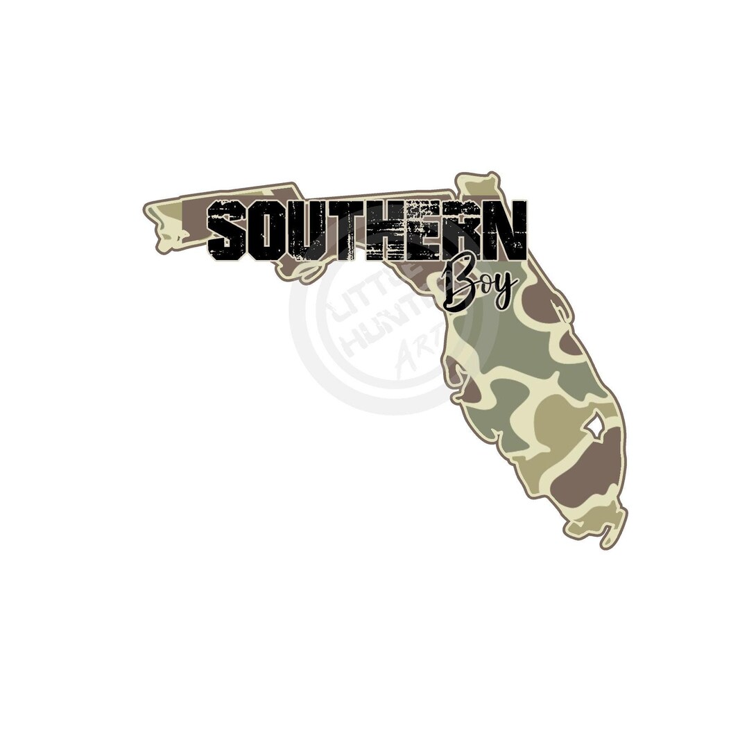 Southern Boy Png, Florida Png, Hunter Png, Camo Png, Digital Download ...