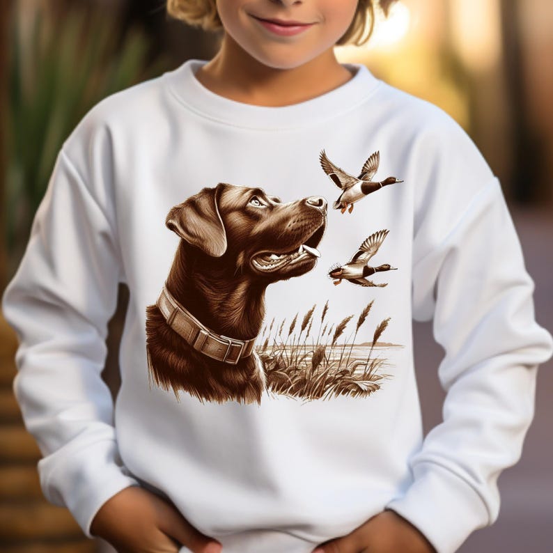 Chocolate Lab Duck Hunting PNG: Country Boy Clipart (digital Download ...