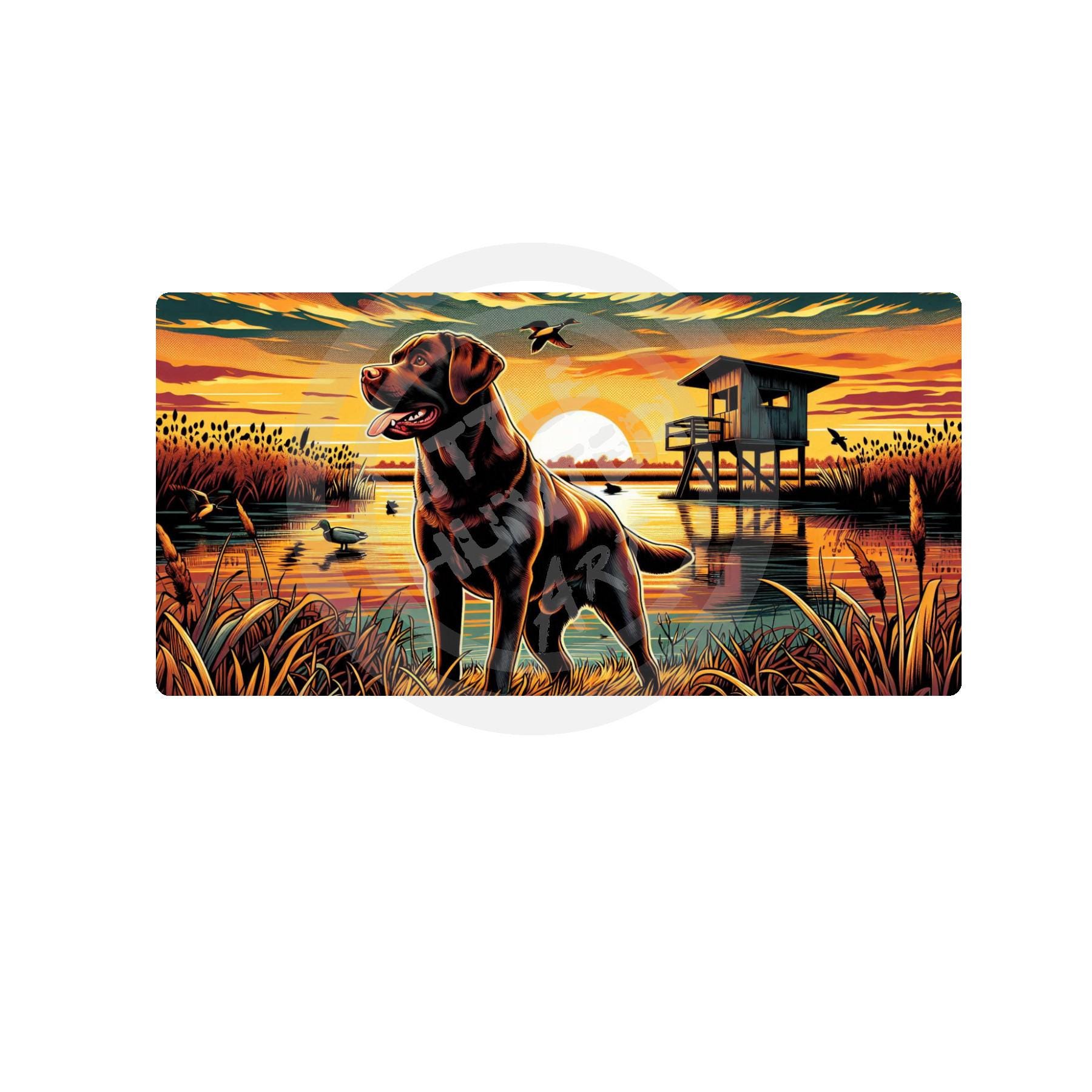 Duck Hunter Png, Old School License Plate Png, Duck Hunting Car Tag Png ...
