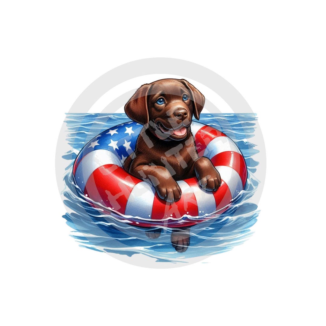 Patriotic Labrador PNG: 4th of July Dog Design (digital Download) - Etsy