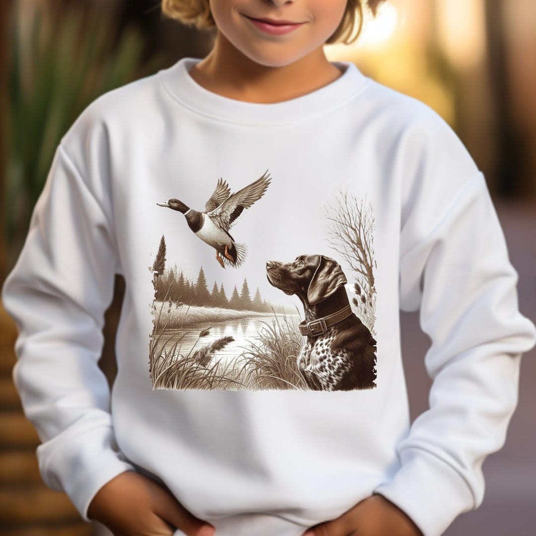 Duck Hunting German Short Hair Pointer PNG: Country Boy Design (digital ...