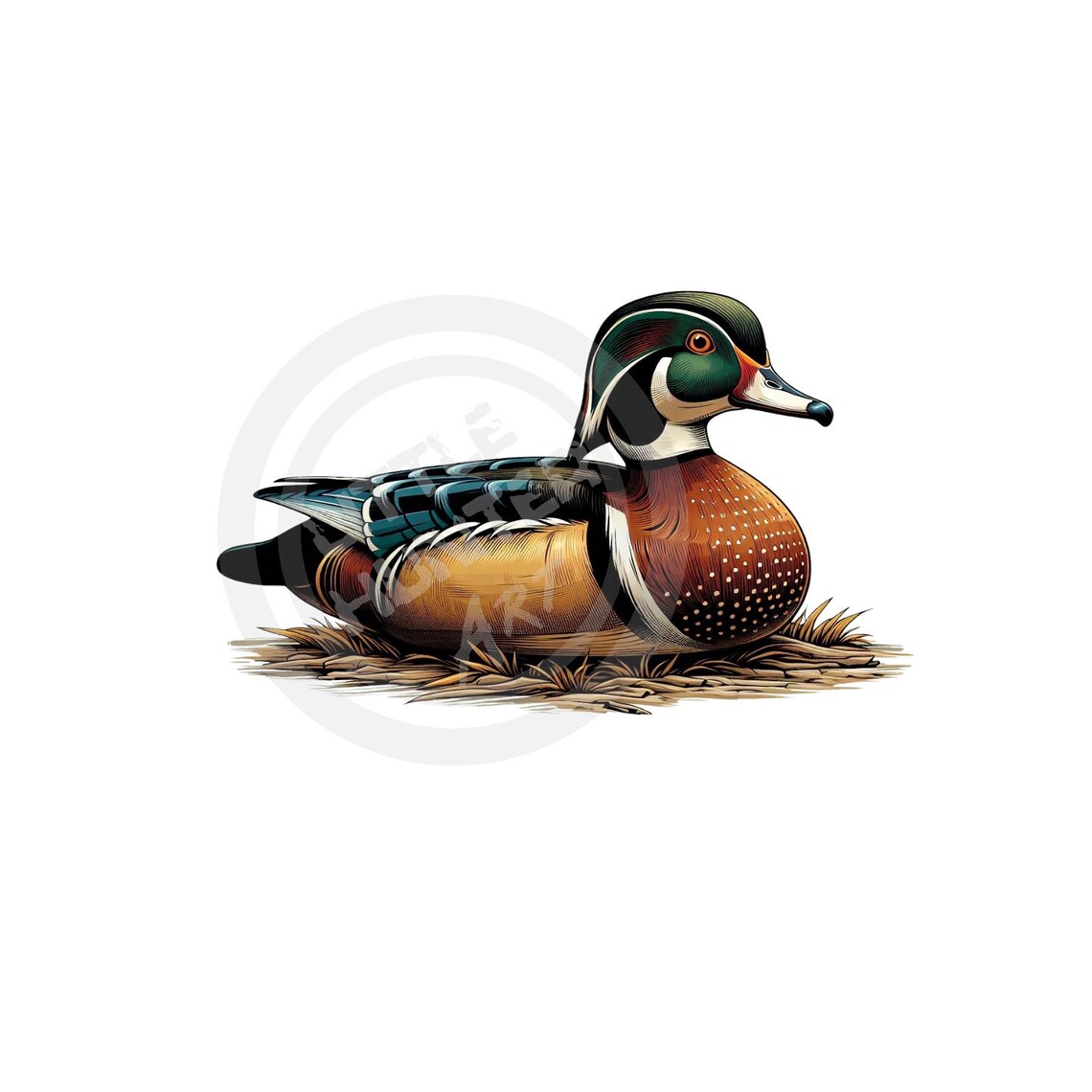 Wood Duck PNG: Hunting & Fishing Design (digital Download) - Etsy