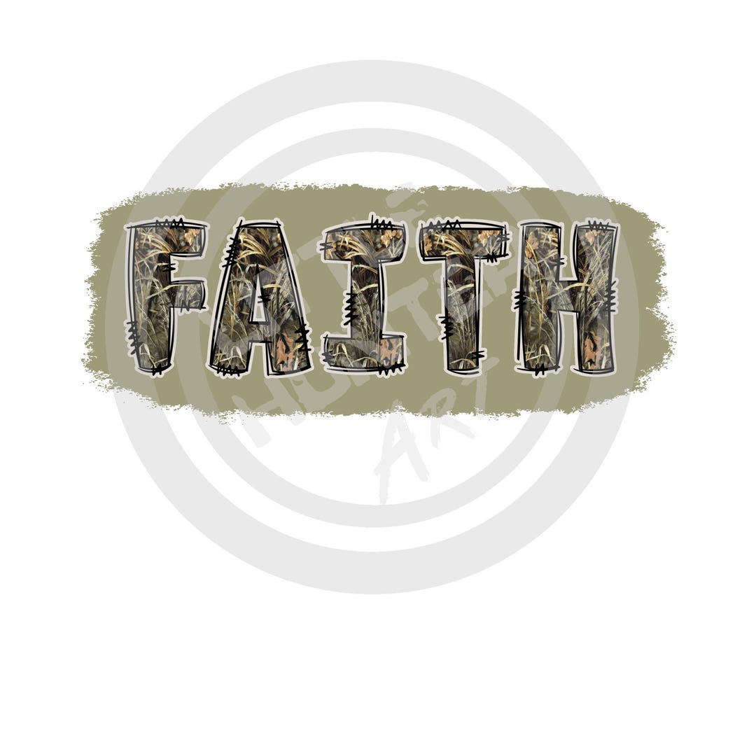 Faith Camo PNG: Hunting Christian Design (digital Download) - Etsy