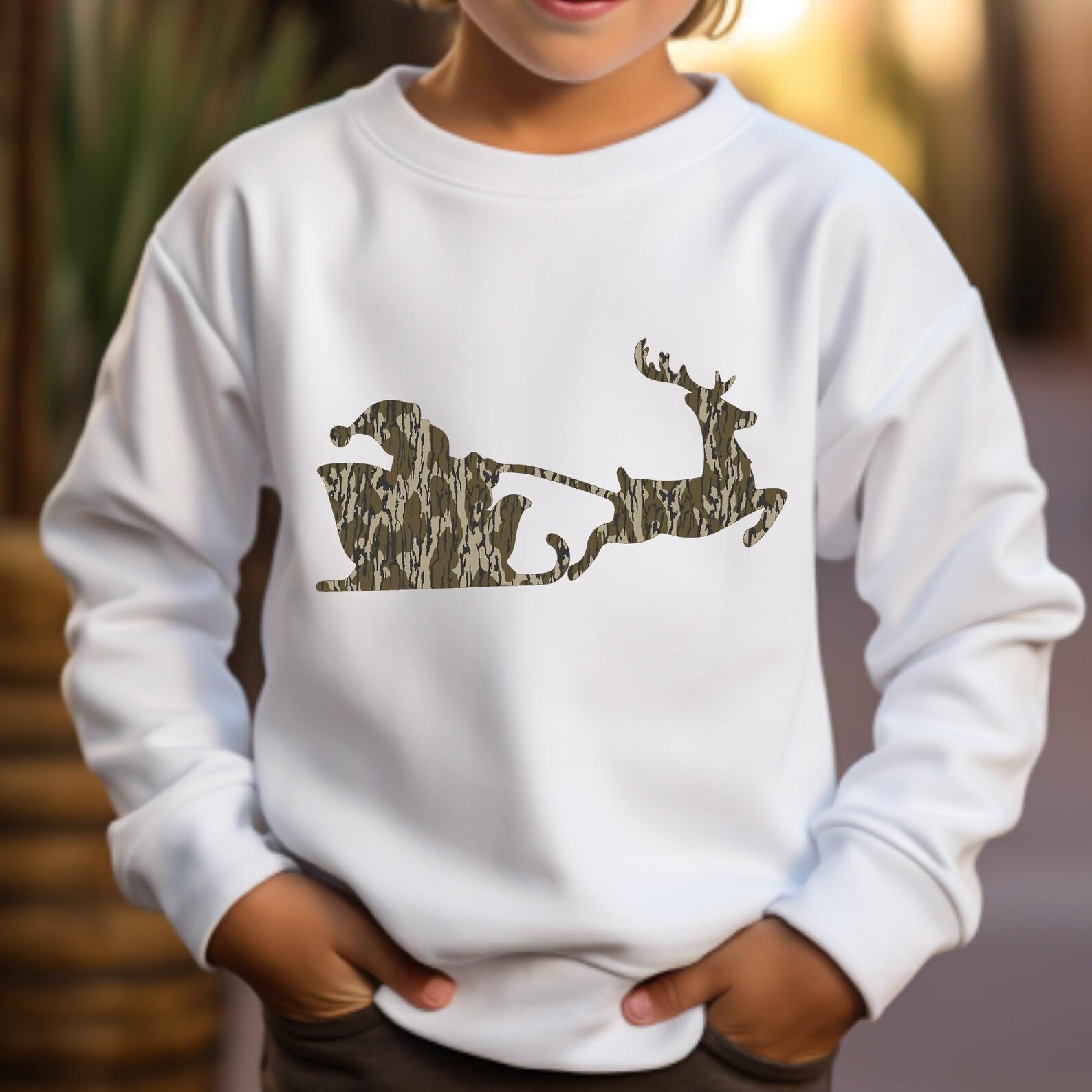Old School Camo Santa Png, Hunting Png, Old School Camo, Kids Hunting ...