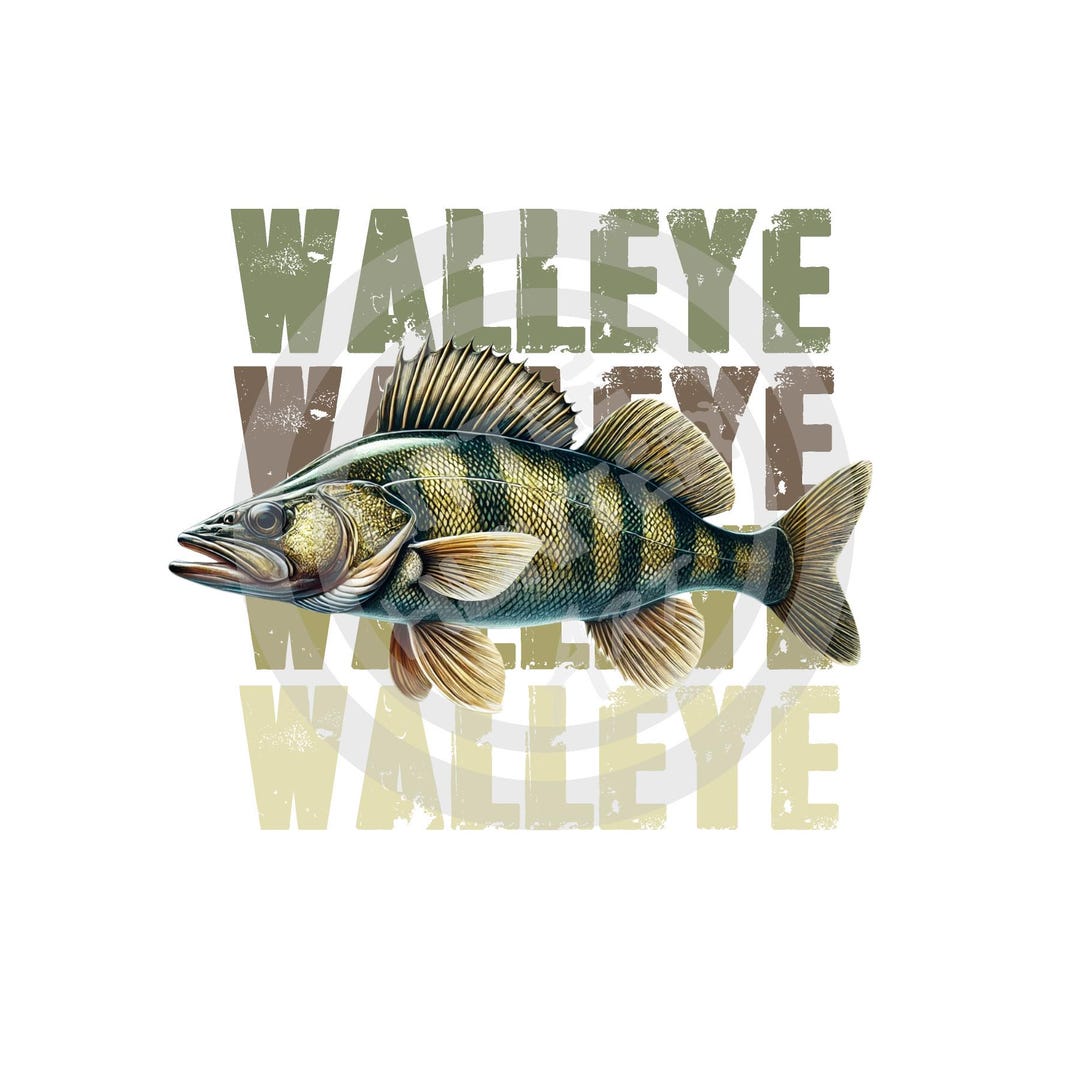 Walleye Fishing Png, Walleye Png, Fishing Png, Digital Download ...