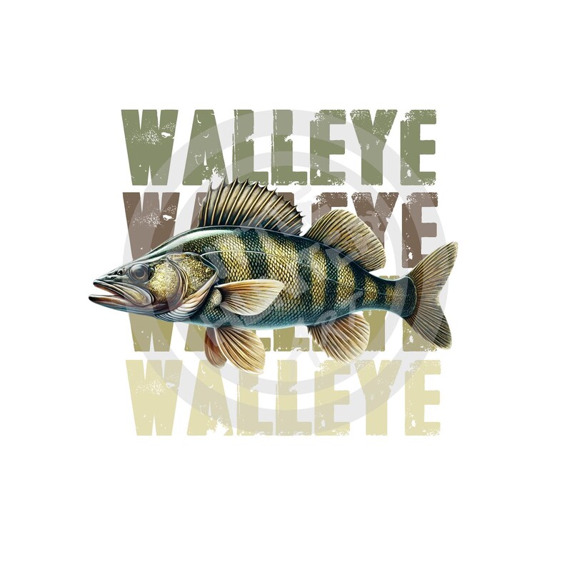 Walleye Fishing Png, Walleye Png, Fishing Png, Digital Download ...