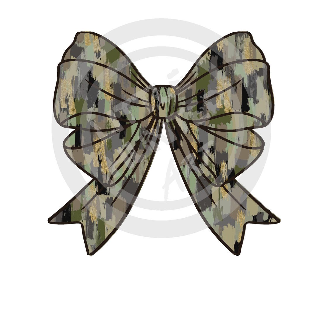 Brushstroke Camo Bow Png, Camo Png, Hunting Png, Bow Png, Digital ...