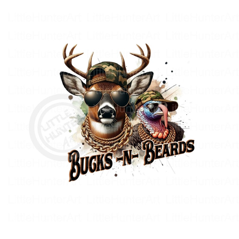 Bucks -n- Beards Png ,deer Hunting Png, Turkey Png, Hunting Png, Turkey ...