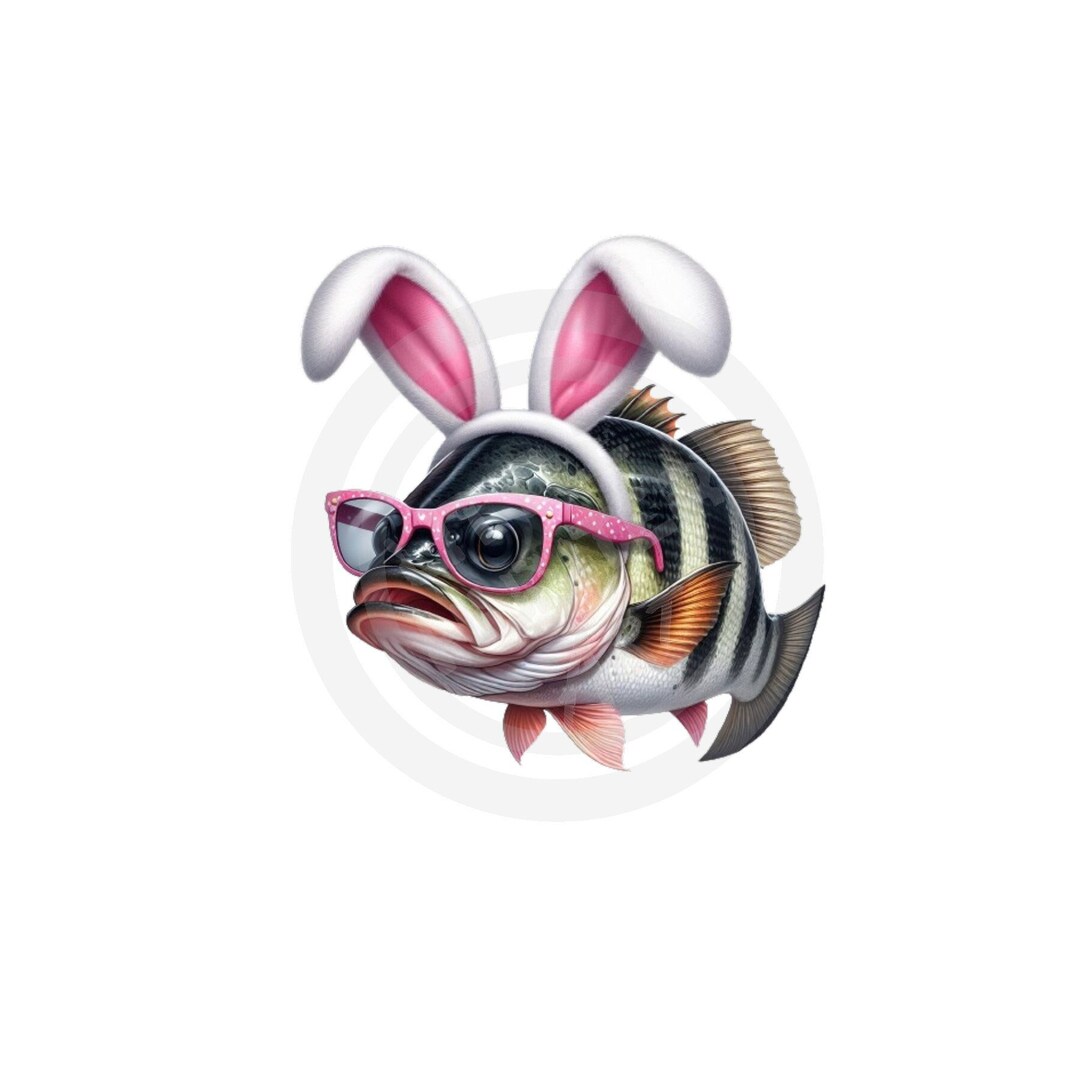 Bunny Png, Easter Png, Fish Png, Digital Download, Sublimation, DTF ...