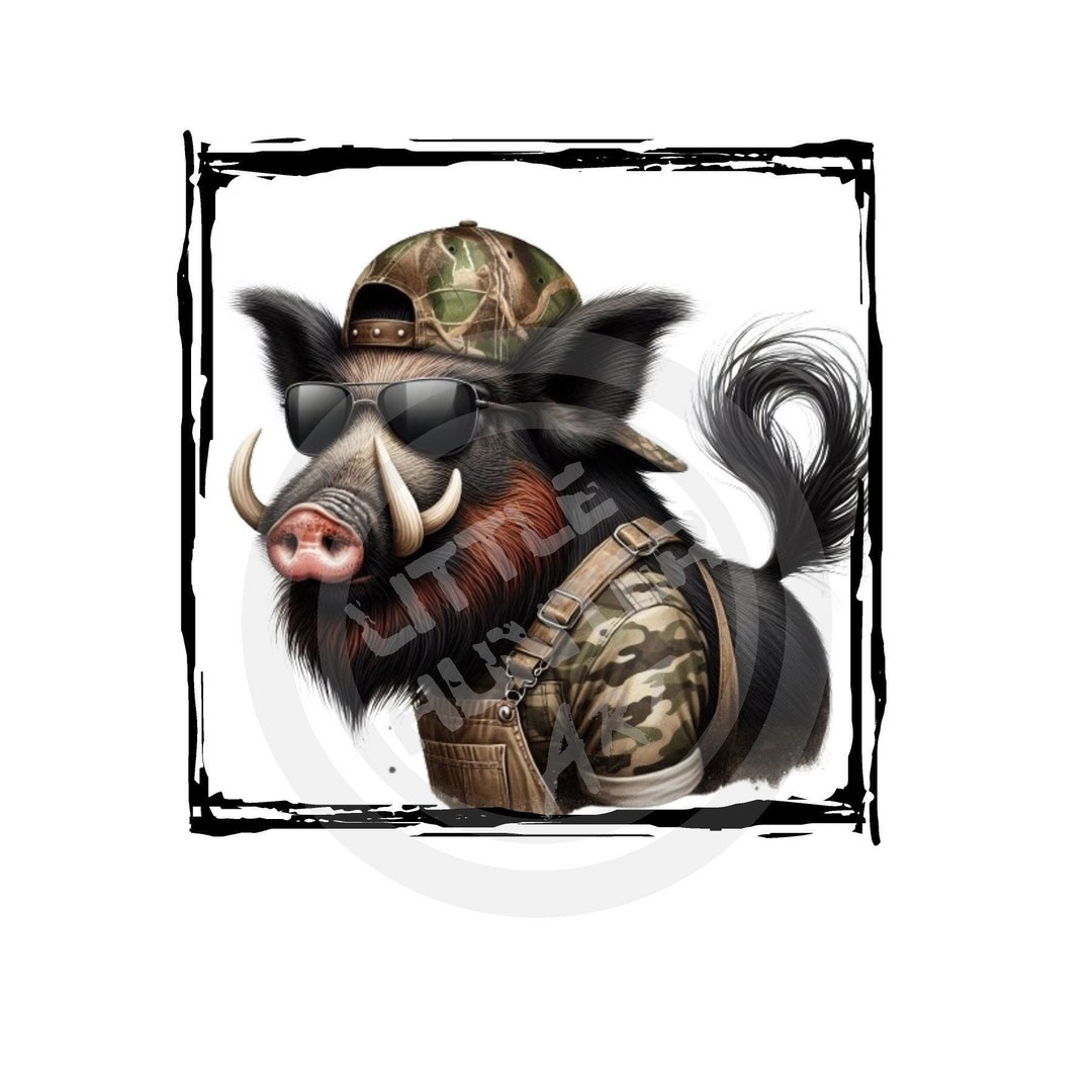 Hunt the Grunt Png, Hog Hunting Png, Hunting Png, Digital Download ...