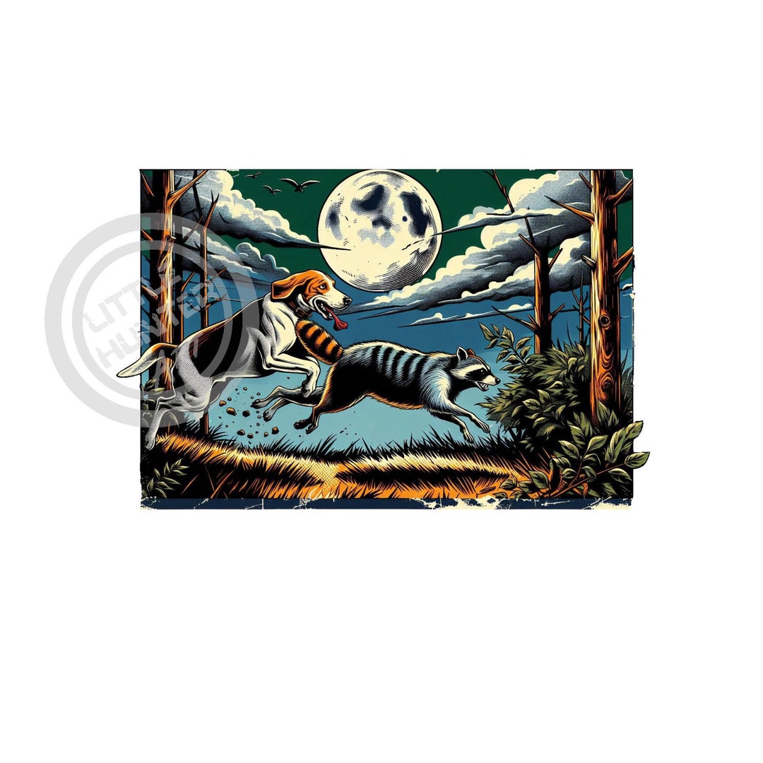 Coon Hunter Png, Hunting Png, Coon Hunting Png, Digital Download ...