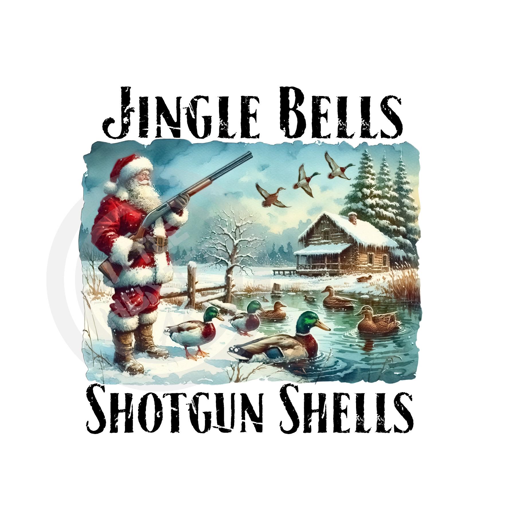 Jingle Bells Shotgun Shells Png, Santa Claus Png, Duck Png, Christmas ...