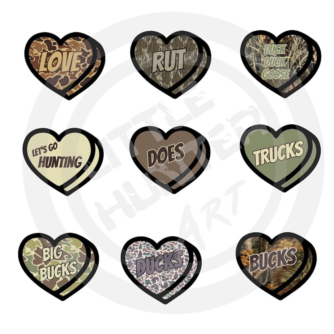 Hunting Valentines Png, Valentine Png, Love Png, Camo Png, Hunting Png ...