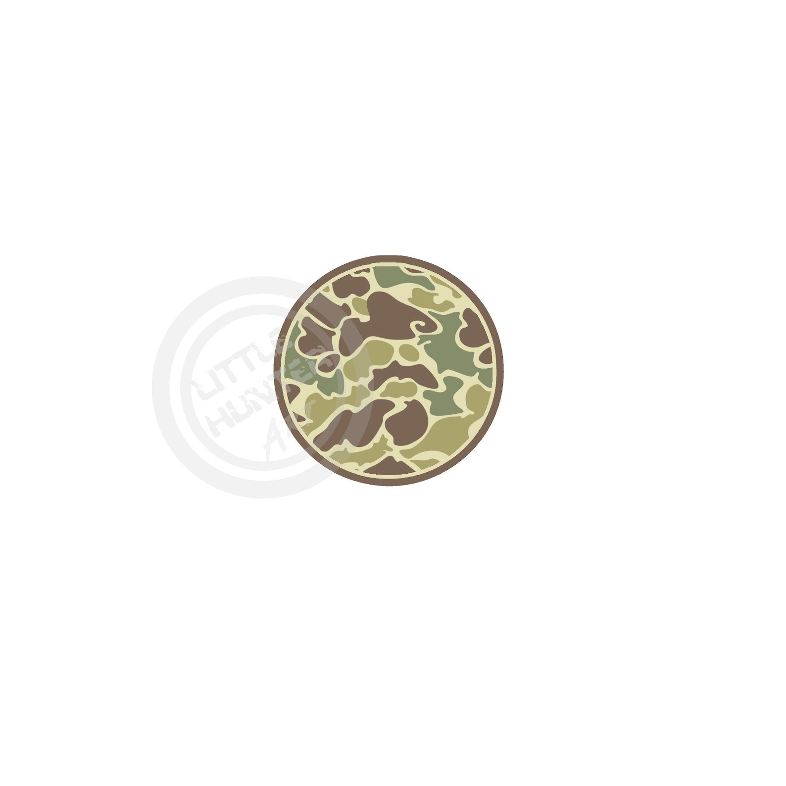 Camo Hunting Patches PNG Bundle: Old School Camouflage (digital ...