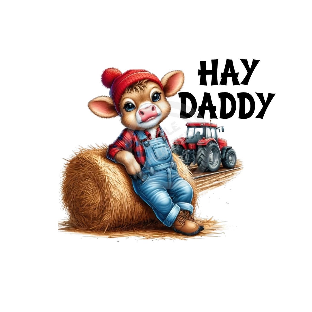Hay Daddy PNG: Farm Tractor Clipart (digital Download) - Etsy