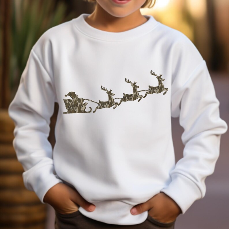 Old School Camo Santa Png, Hunting Png, Old School Camo, Kids Hunting ...