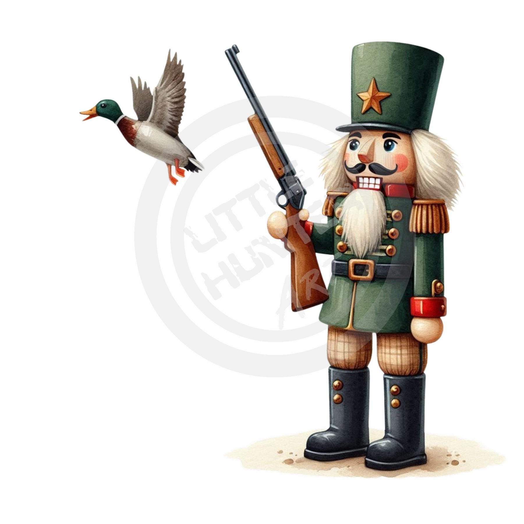 Nutcracker Png, Duck Hunter Png, Winter Hunting Png, Duck Png, Camo ...