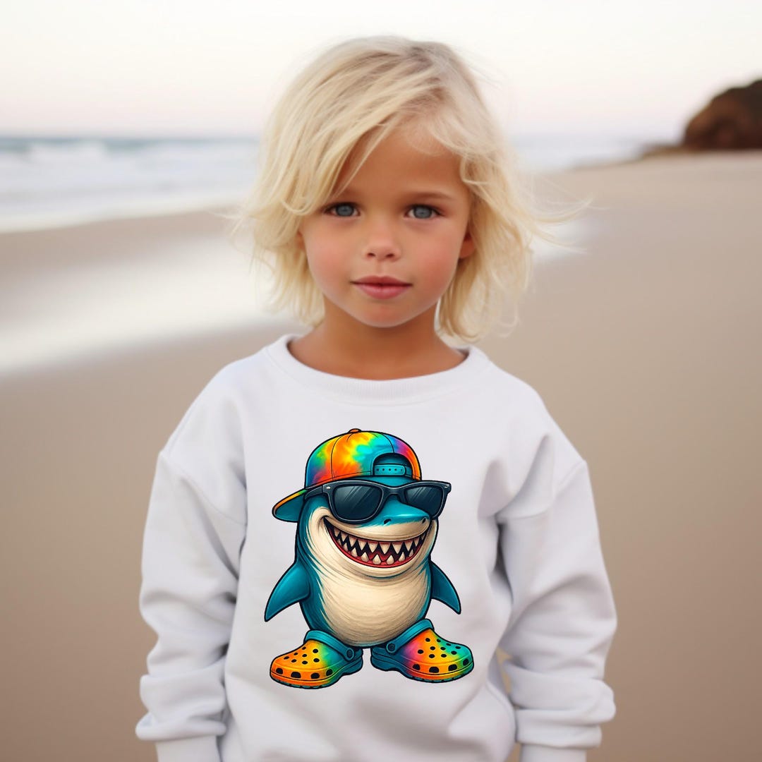 Tie Dye Png, Salty Boy Png, Beach Png, Shark Png, Digital Download ...