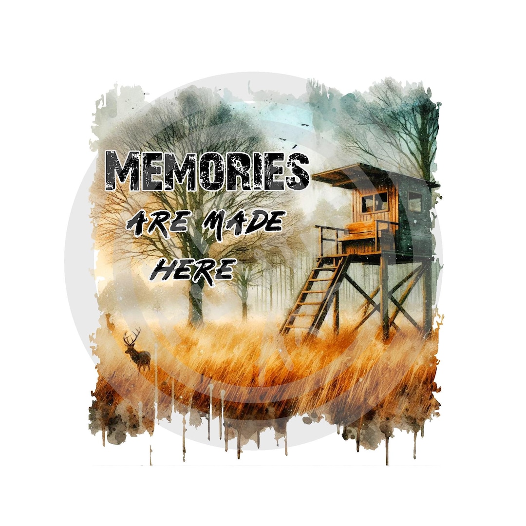 Family Tree Deer Stand PNG: Hunting Memories Digital Download - Etsy