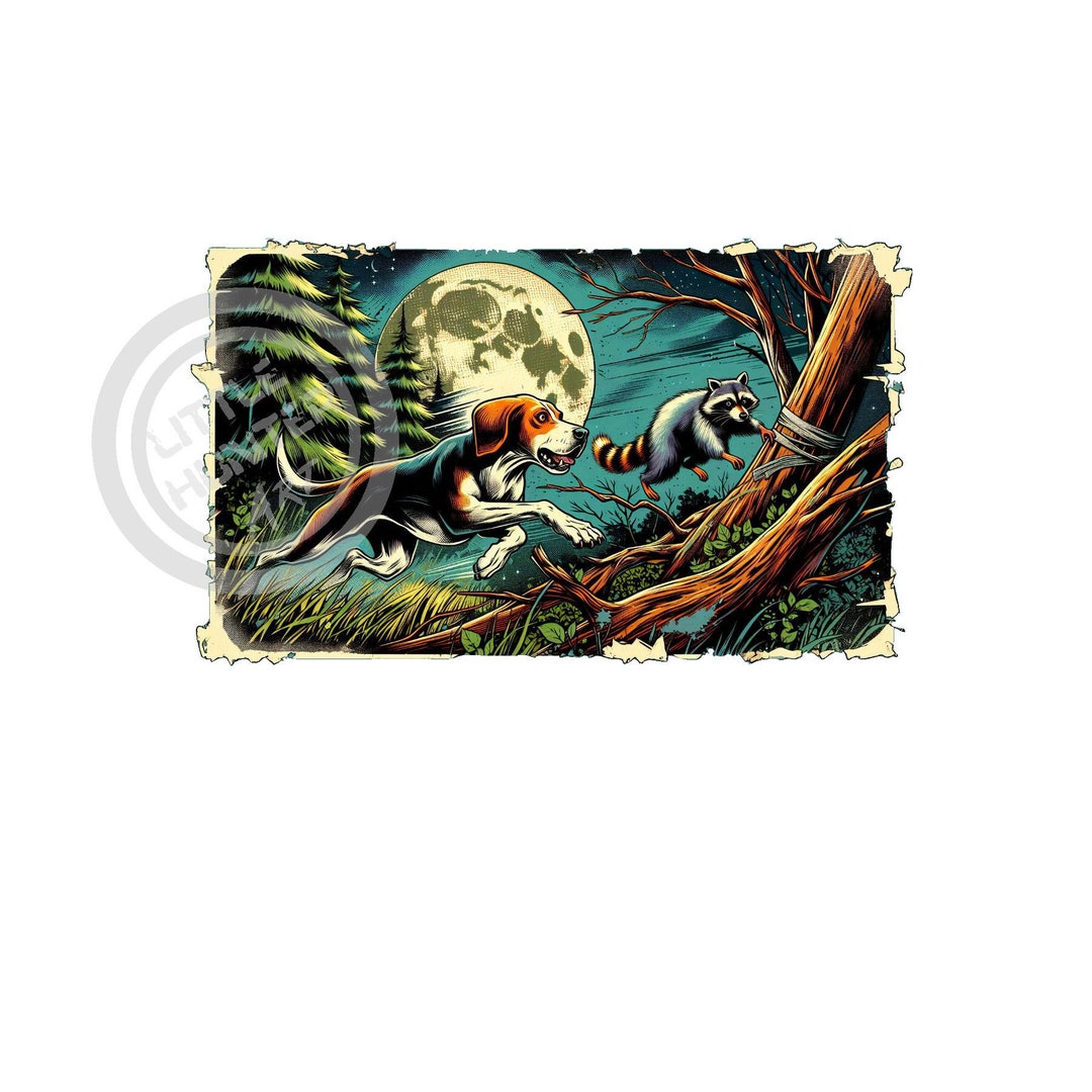 Coon Hunter Png, Hunting Png, Coon Hunting Png, Digital Download ...