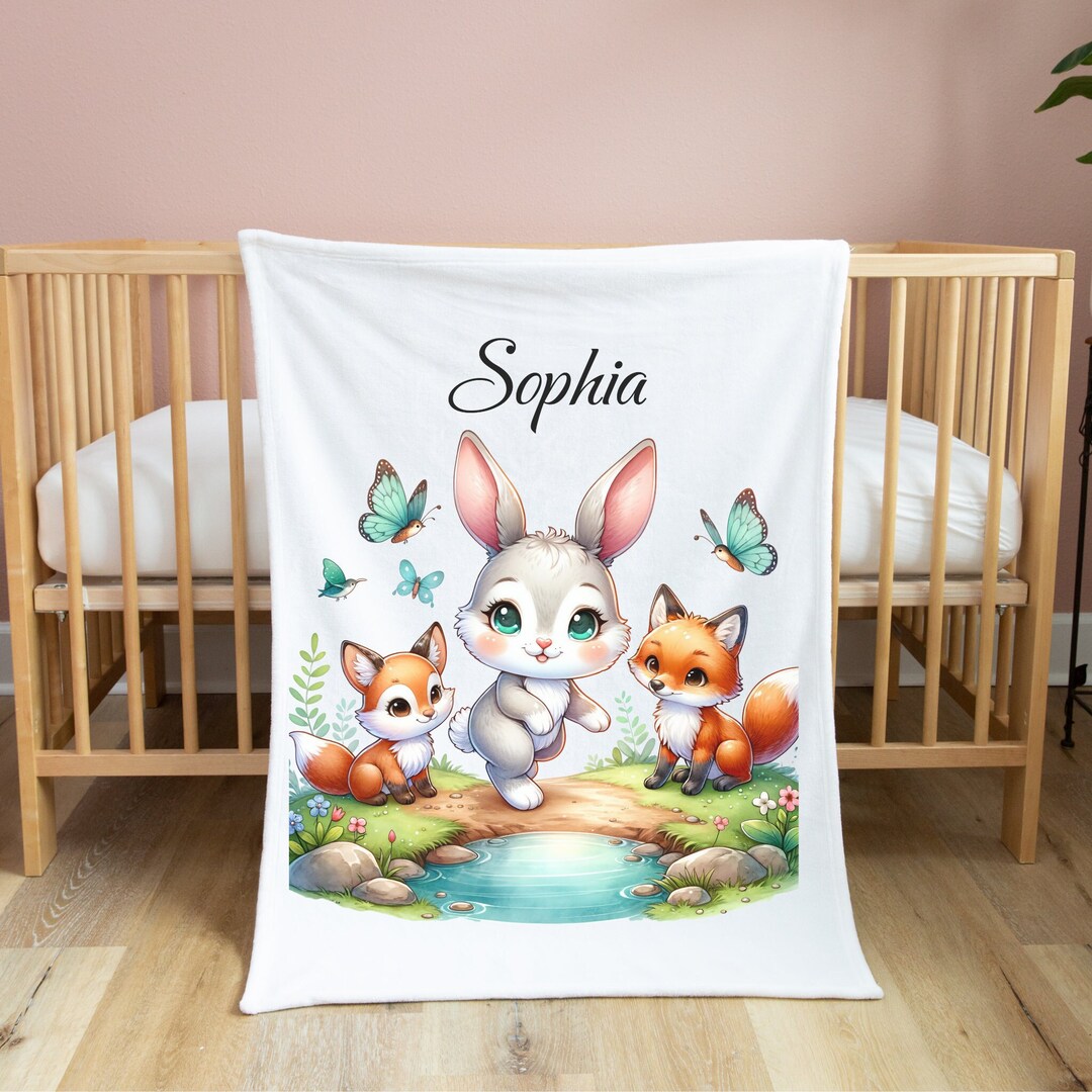 Personalized Name Blanket for Your Daughter, Customized Name Baby ...
