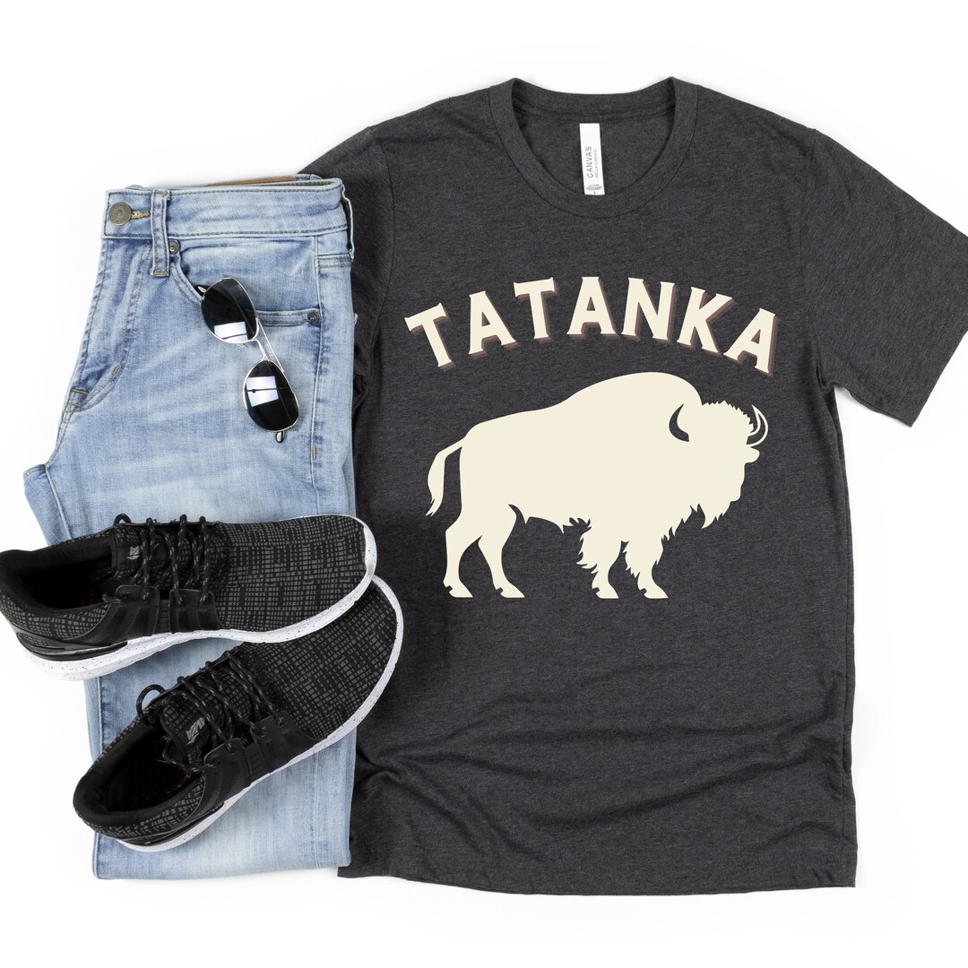 Tatanka Native Heritage Tshirt, Western Bison Indigenous Montana Gift ...