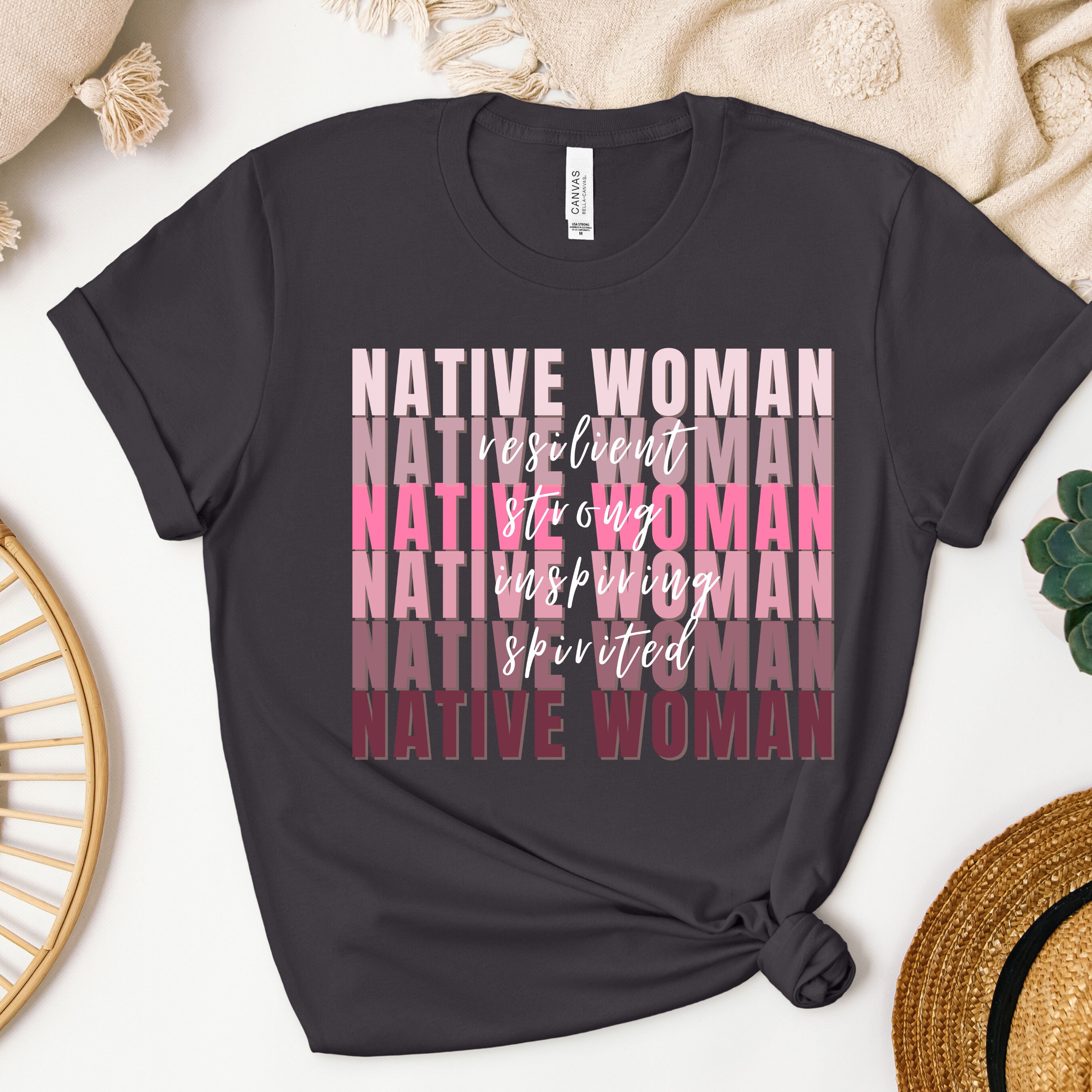 Indigenous Inspiring Woman Tee, Native Tshirt, Gift for Native Grad ...